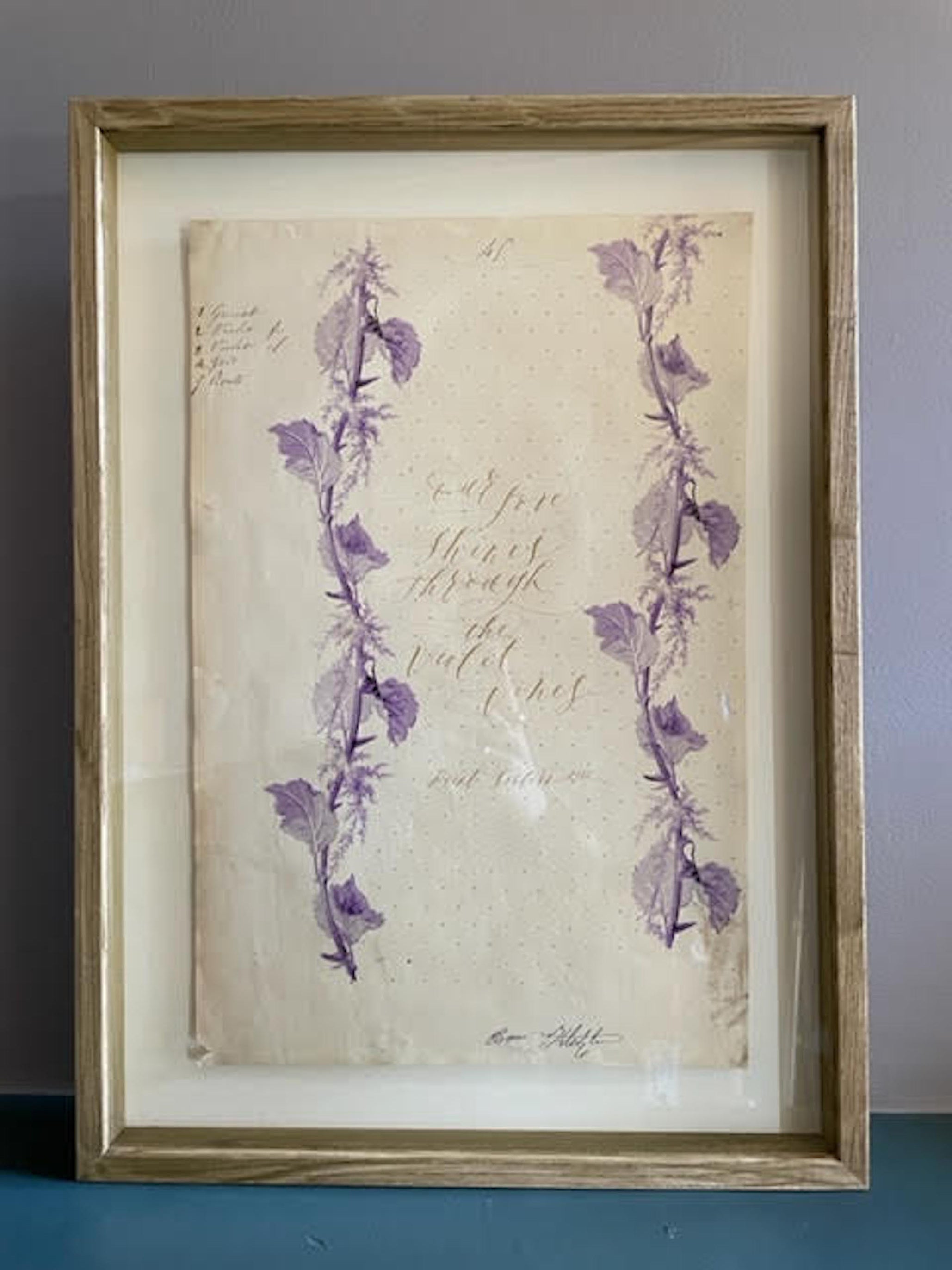 Violet Vines - The Originals - Calligraphy Collection – Print~Sisters